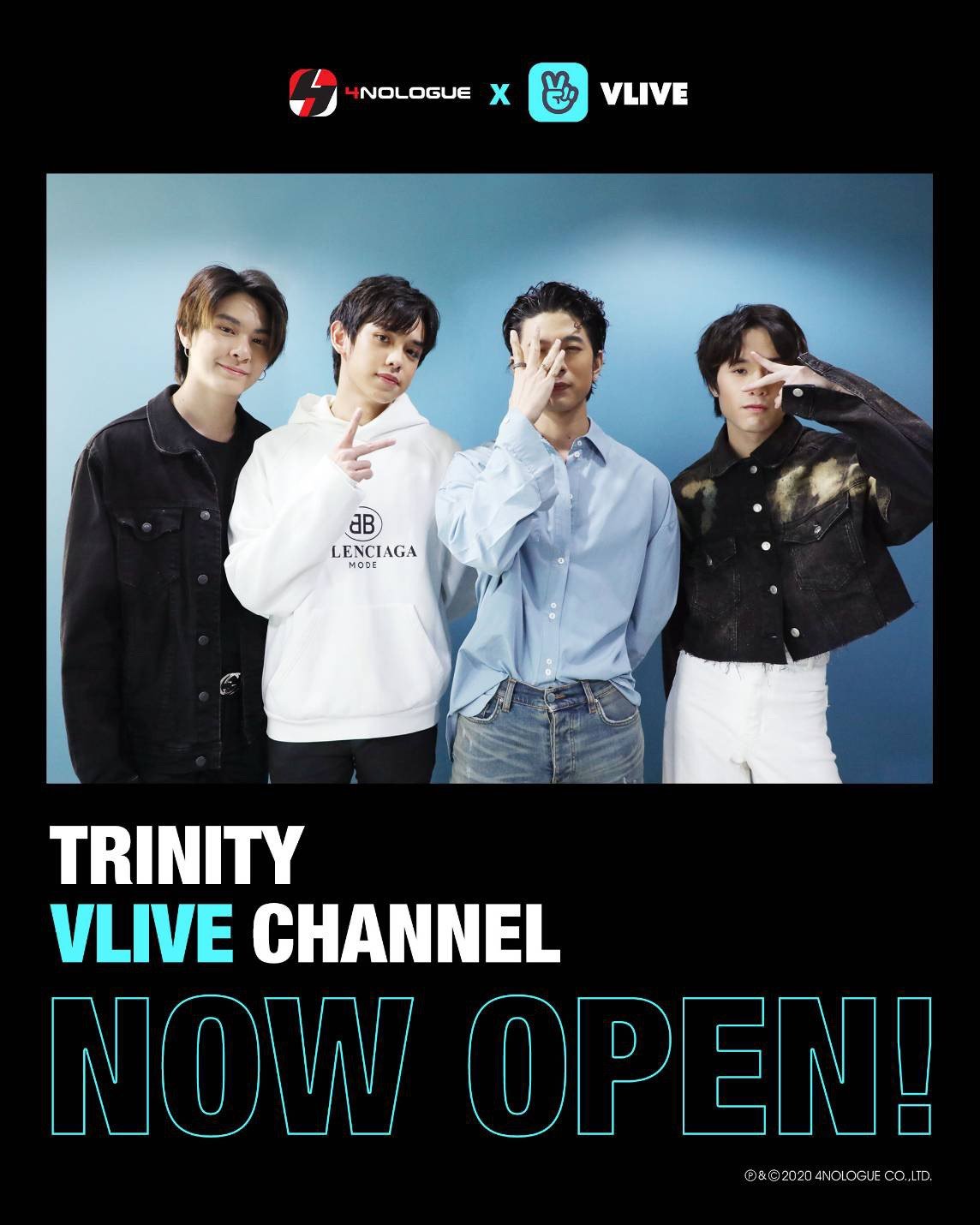 “4NOLOGUE” ส่ง “TRINITY” ให้เป็นศิลปินไทยกลุ่มแรกที่มี Official Channel ...