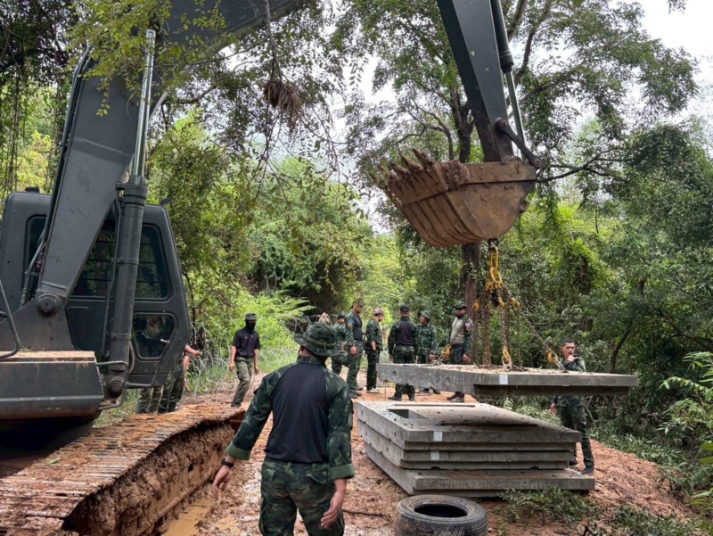 กองทัพบกเร่งสร้างหลุมหลบภัย-บังเกอร์ สนับสนุน"กองทุนหทัยทิพย์"